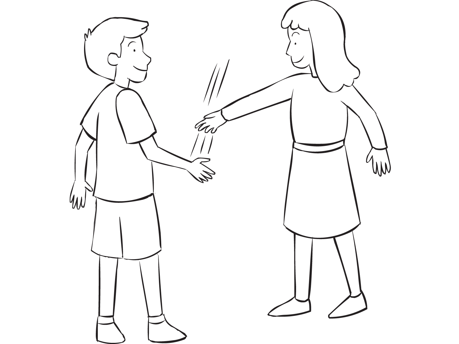 Snoopy & Red Baron Tag - Fun & Innovative Partner Stretching Exercise