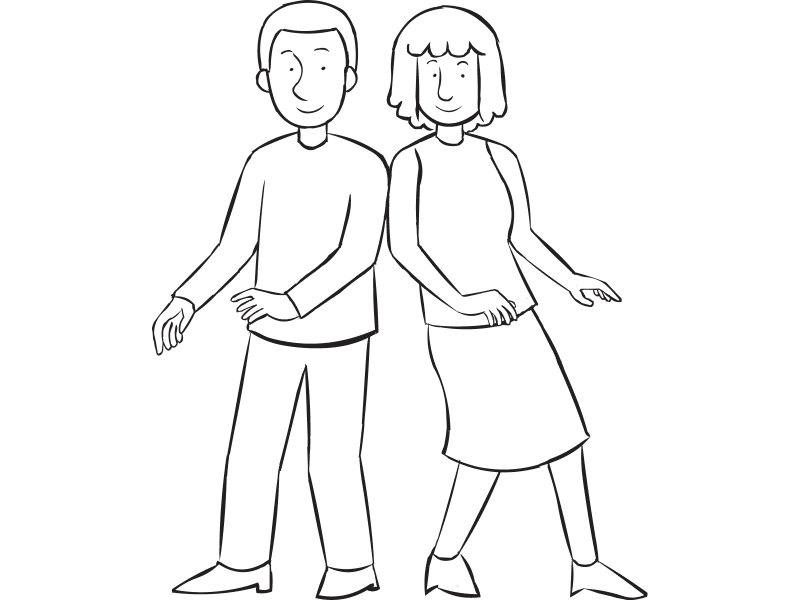 Partner Trust Exercise For Building Coordination - Lean Walk