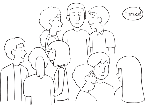 Quick Grouping Exercise Mixes Teams Rapidly - Clumps