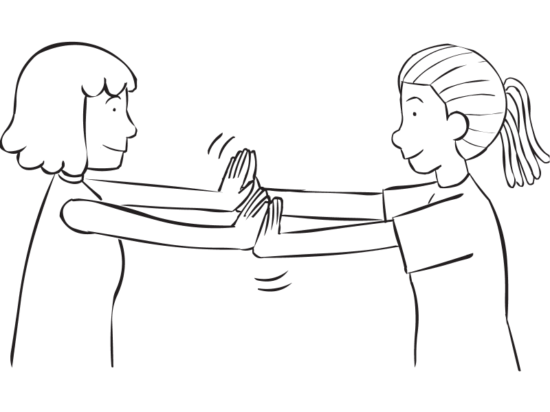 Partner Stretching Exercise for Flexibility - Isometric Stretch