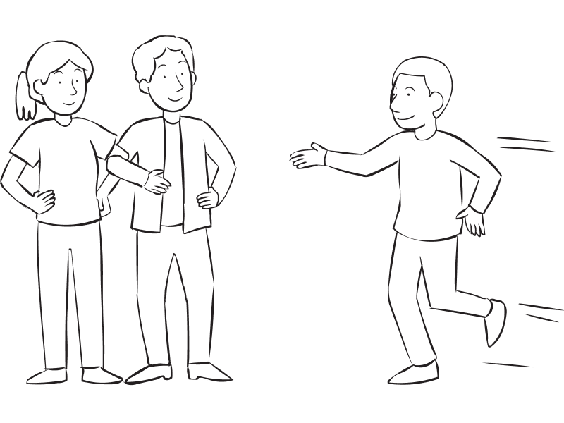 Simple Tag Game With Strategic Partner Switches - Elbow Tag