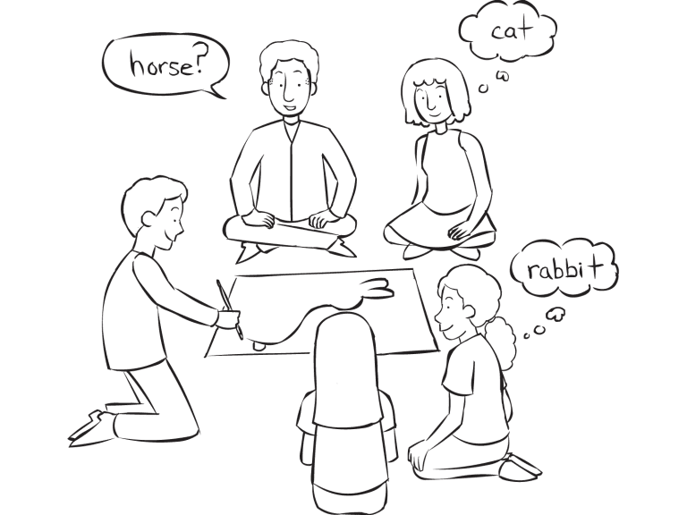 Fun Drawing Game Sparks Creativity & Team Skills - Pictionary