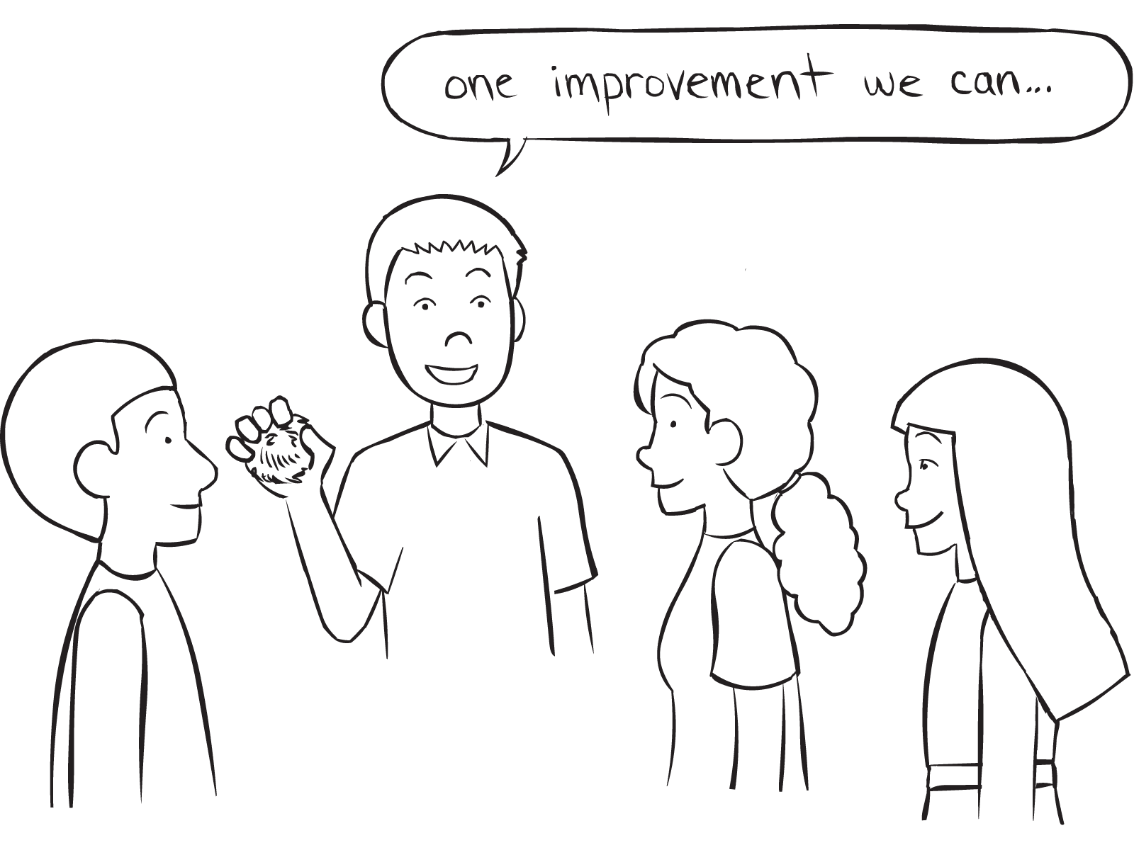 Group Reflection Exercise Fosters Sharing - Coloured Ball Debrief