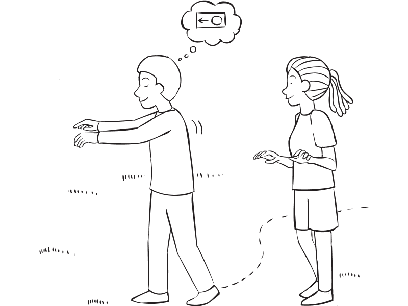 Partner Trust-Building Activity for Teams - Pairs Compass Walk