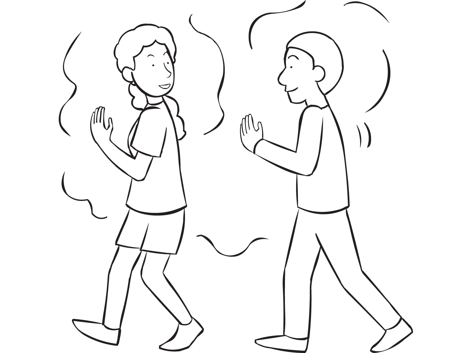 Fun Partner Tag Game That Builds Group Energy - Walk Tag