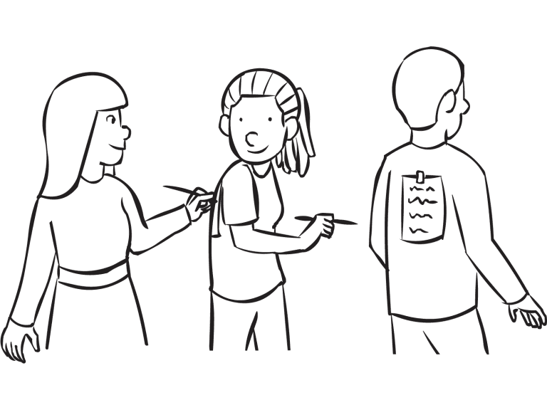 Talking Behind Your Back Game - Simple, Interactive Energiser | playmeo