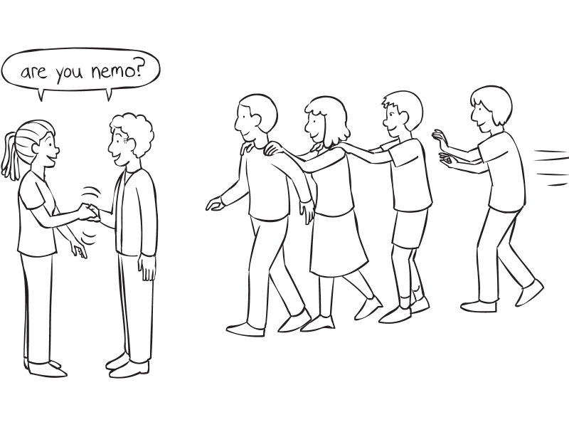 Fun Interactive Mingling Game for Group Connection - Finding Nemo