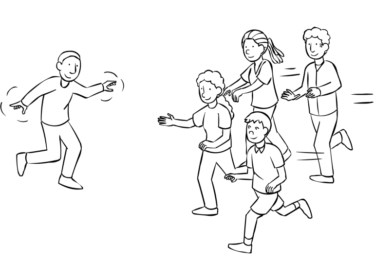 Active Group Tag Game to Develop Collaboration - Octopus Tag