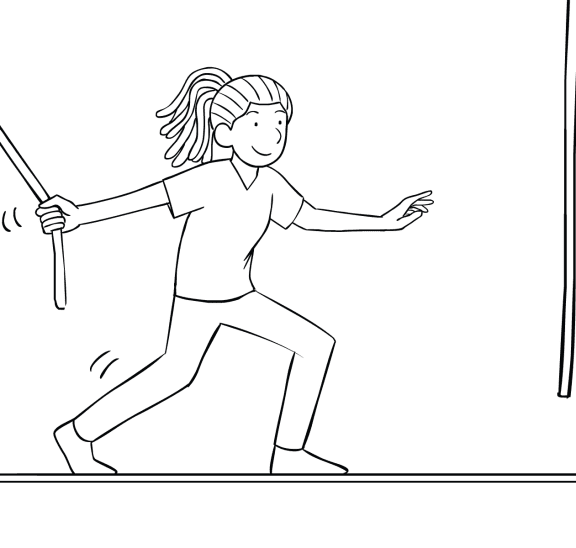 Mohawk Walk Challenge Ropes Course Element - Safety Instructions