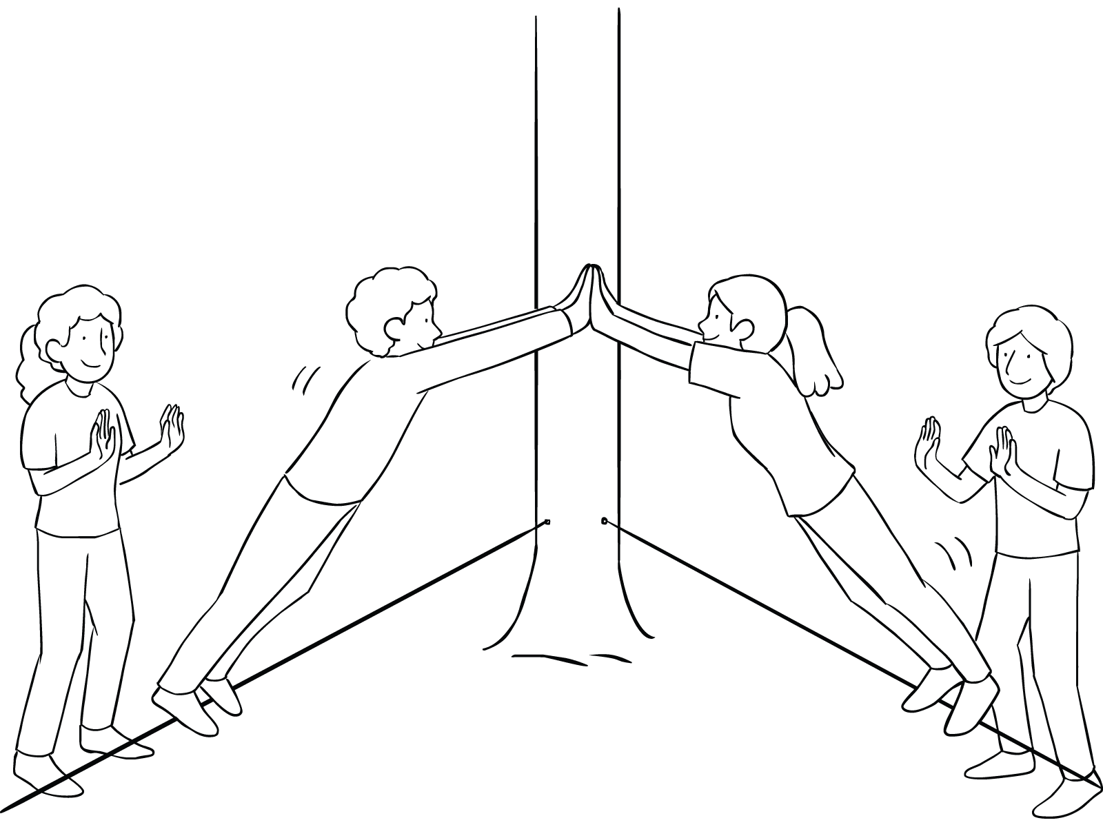 Fun Partner Ropes Course Event That Builds Trust - Wild Woosey