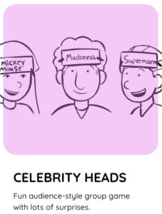 Celebrity Heads Names List for Celebrity Heads Game - playmeo