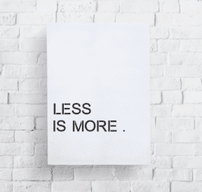 Less Is More - A Powerful Leadership Approach