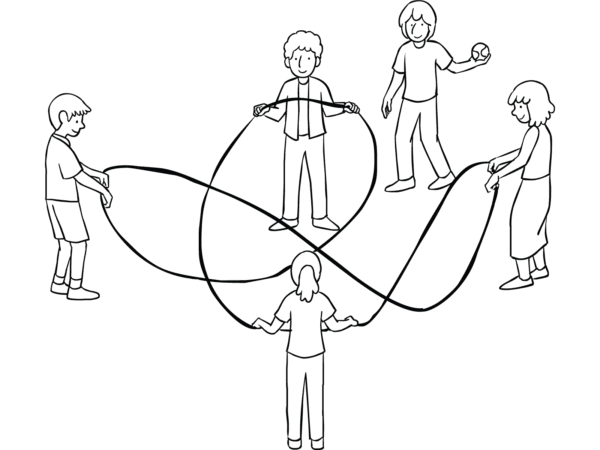 Fun Team Problem-Solving Challenge with Rope - Loop de Loop