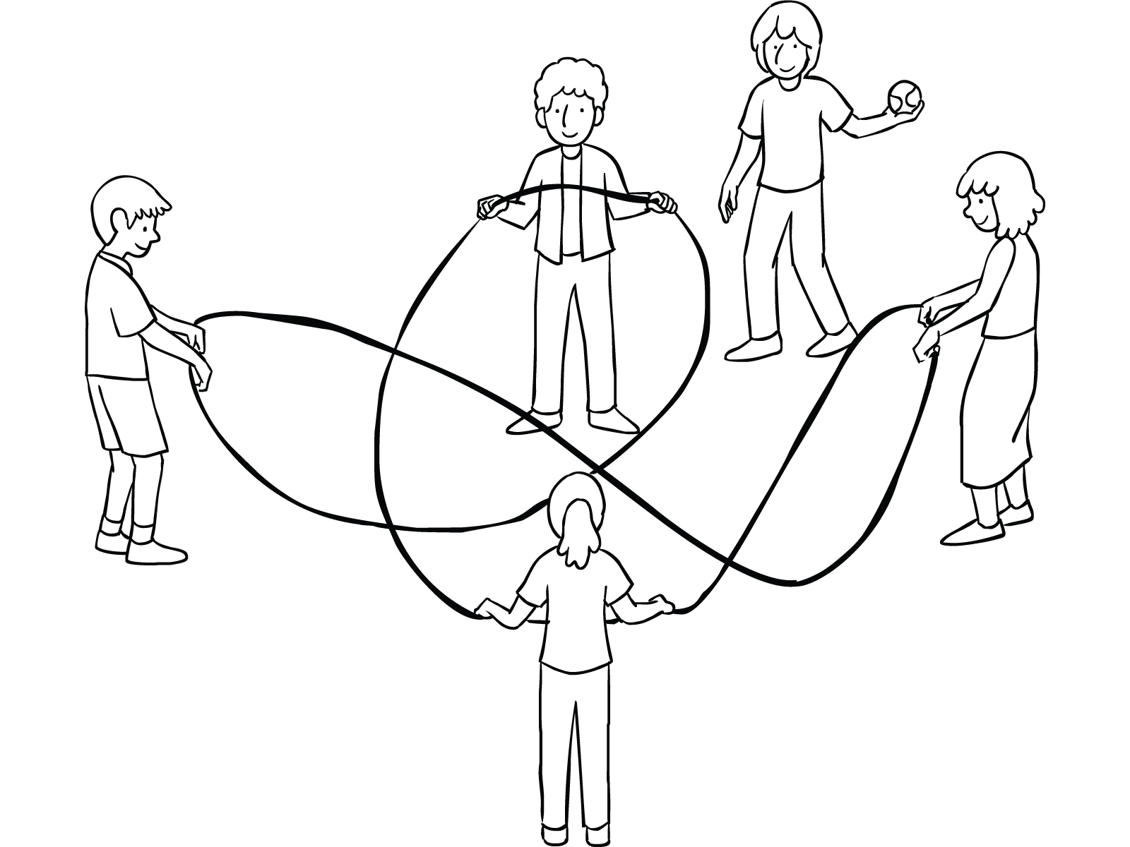 Fun Team Problem-Solving Challenge with Rope - Loop de Loop