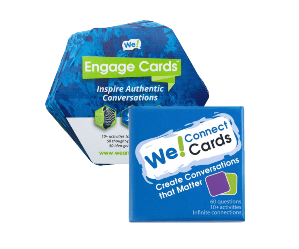 We Connect Cards - Conversation Starter & Icebreaker Questions